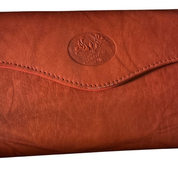 Buxton | Bags | Buxton Heiress Leather Clutch Wallet Red Marble Finish ...